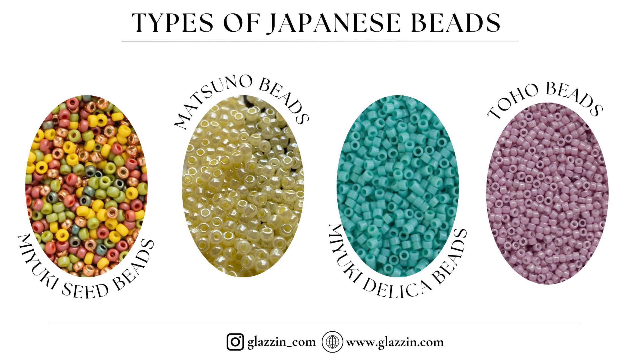 Types of Japanese Beads – Glazzin